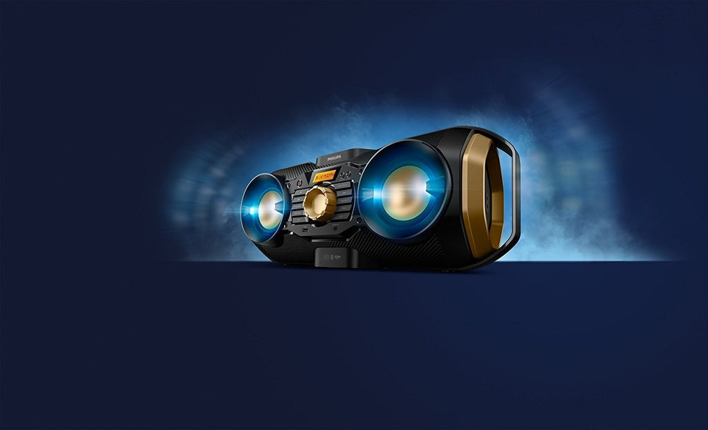 light up boombox speaker system